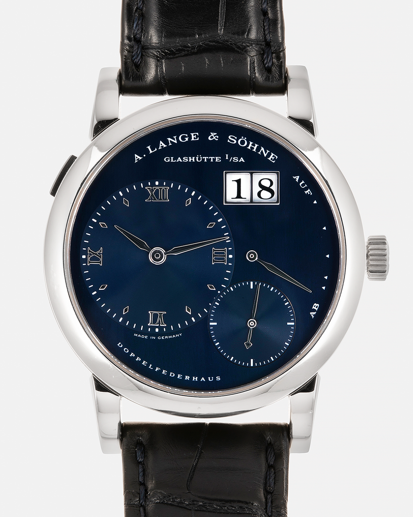 A. Lange & Sohne Lange 1 101.027 Blue Watch | S.Song Vintage Timepieces ...