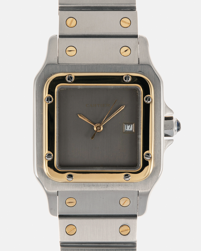 Cartier Santos Carrée Slate Dial Two Tone 2961 Watch | S.Song Vintage ...