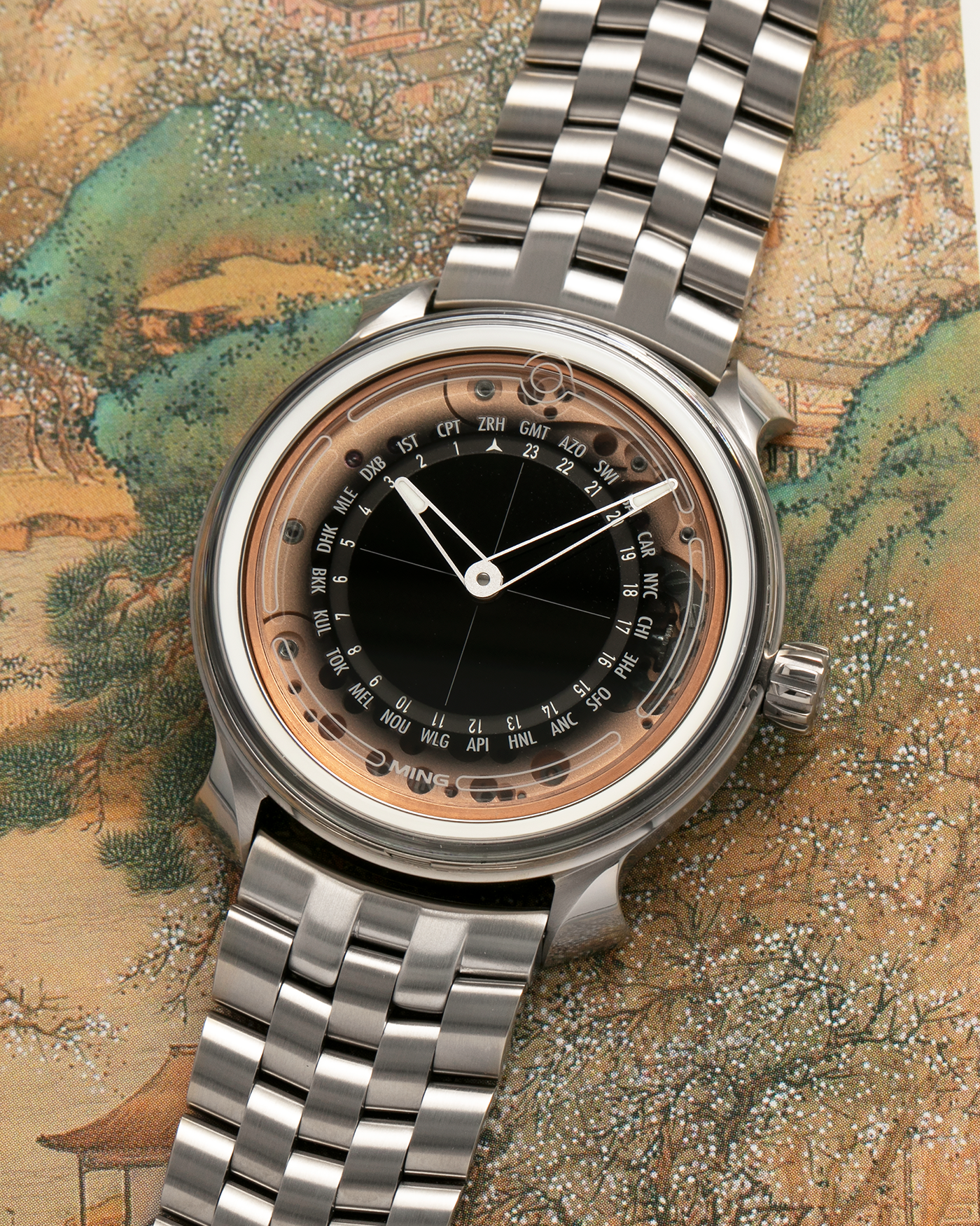 MING Watches 19.02 World Time Watch Maldives Ming Thein | S.Song ...
