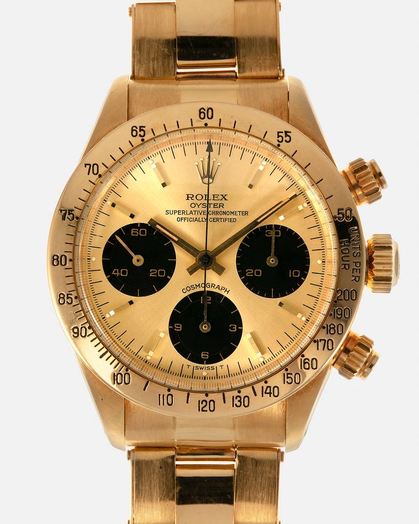 Rolex Cosmograph Daytona 6265 Vintage Yellow Gold Chronograph Watch | S ...