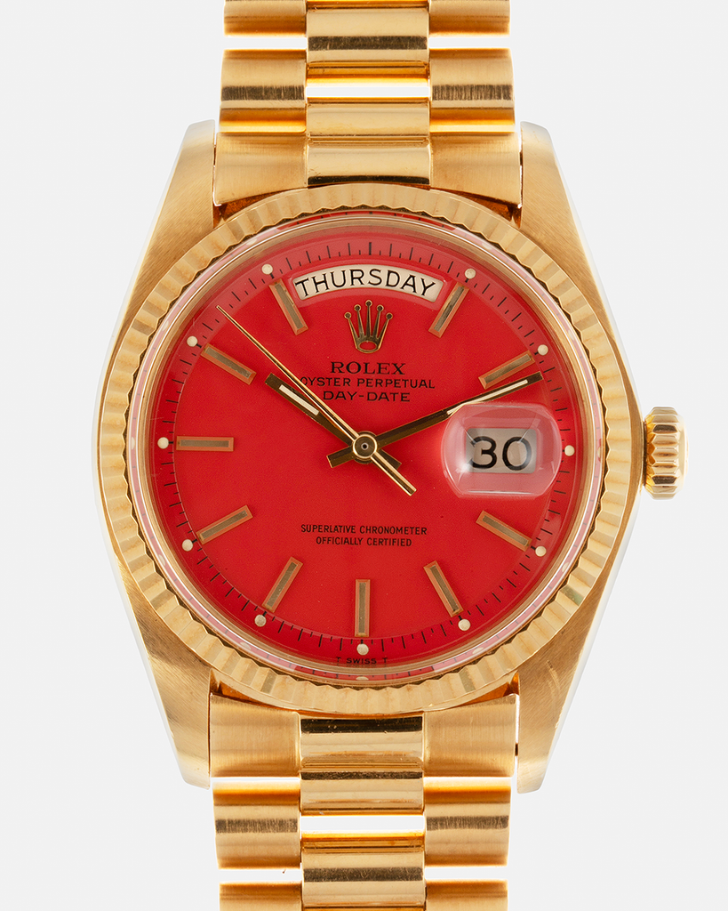 Rolex Day Date 1803 'Stella' Coral Red President Watch | S.Song Vintage ...