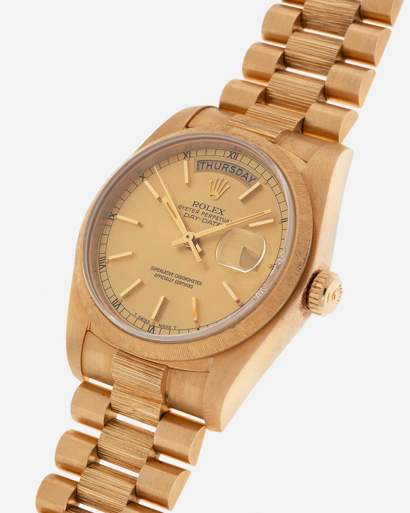 Rolex Day-Date 18078 Bark New Old Stock Watch | S.Song Vintage Watches ...