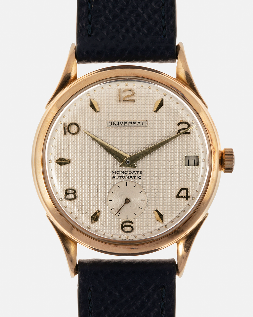 Universal Geneve Monodatic Yellow Gold Vintage Watch | S.Song Vintage ...