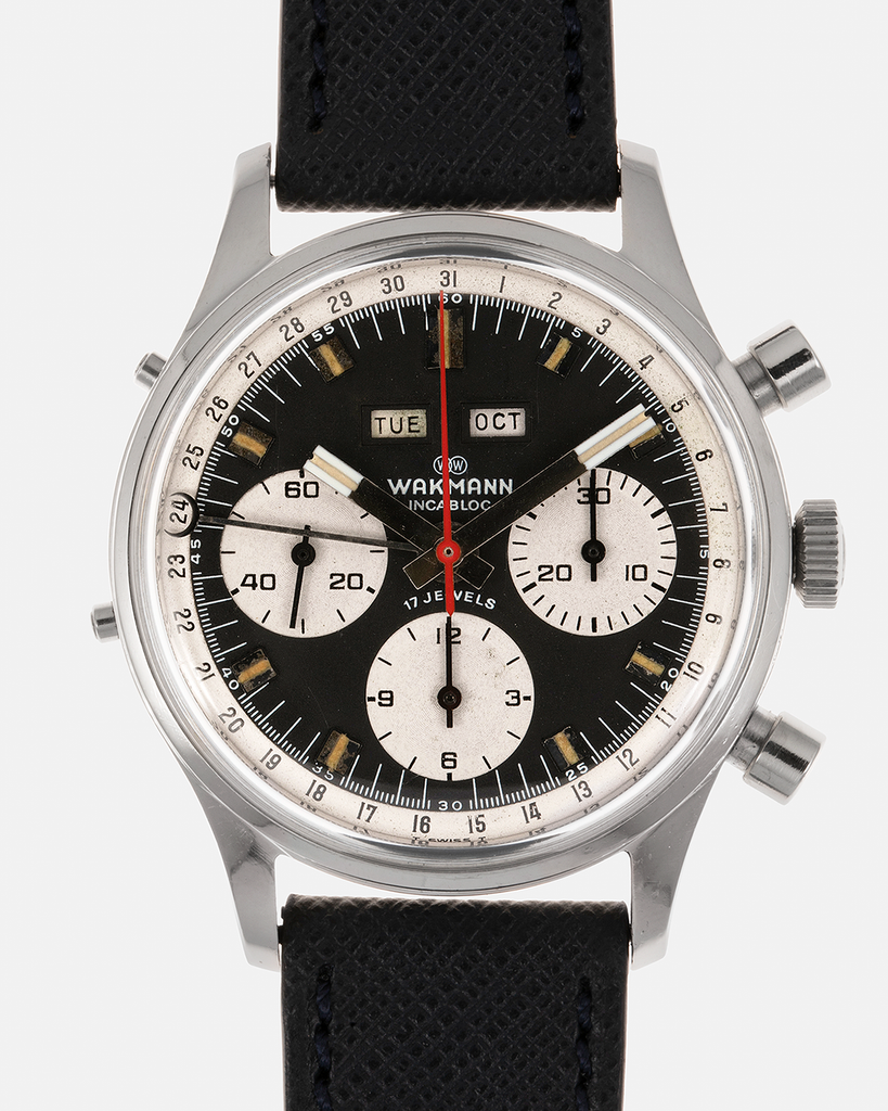 Wakmann Triple Calendar Chronograph 37mm Vintage Watch | S.Song Vintage ...
