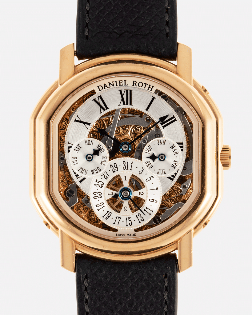 Daniel Roth Perpetual Calendar Skeleton Independent Yellow Gold Watch ...