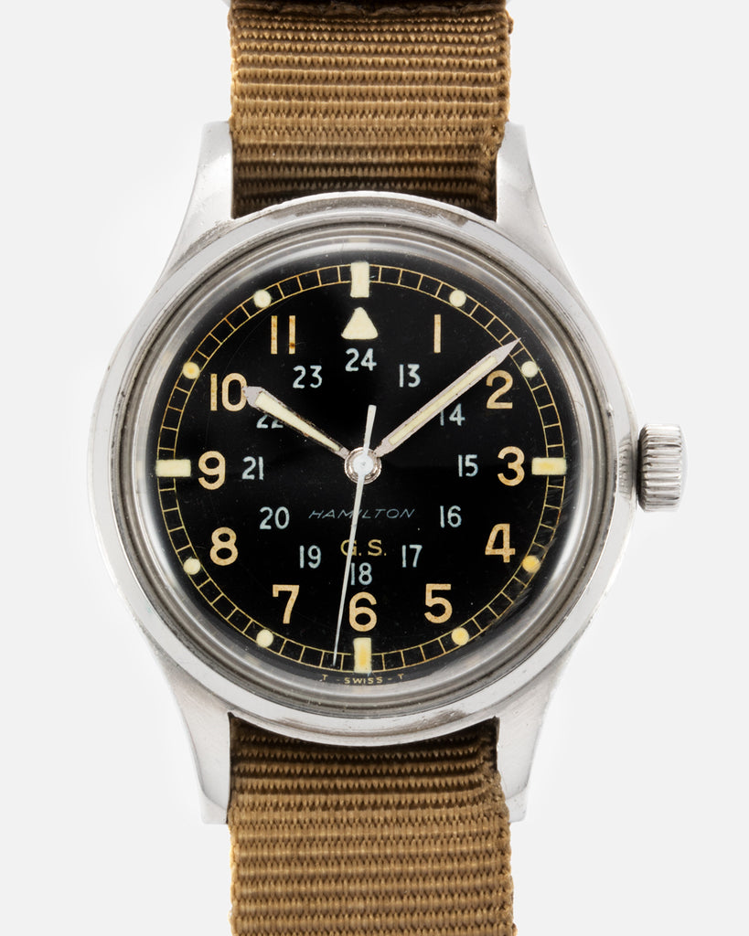 Hamilton 'G.S.' 24-Hour Dial Vintage Military Watch | S.Song Vintage ...